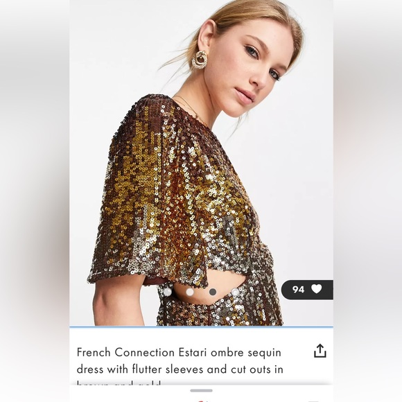 French Connection | Dresses | French Connection Estari Ombre Sequin ...